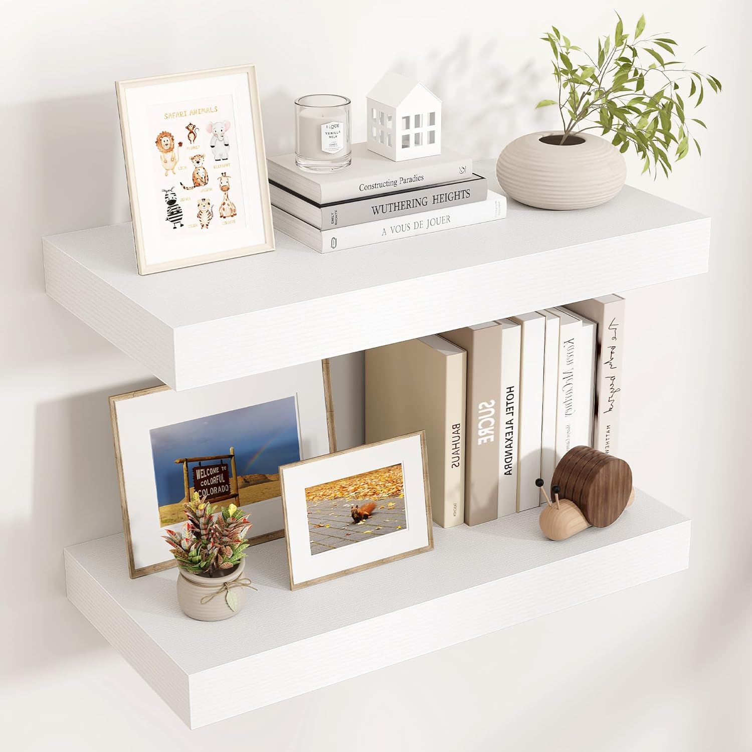 Shelfloft 12 Inch Deep Long Wood Floating Wall Shelves – ShelfLoft